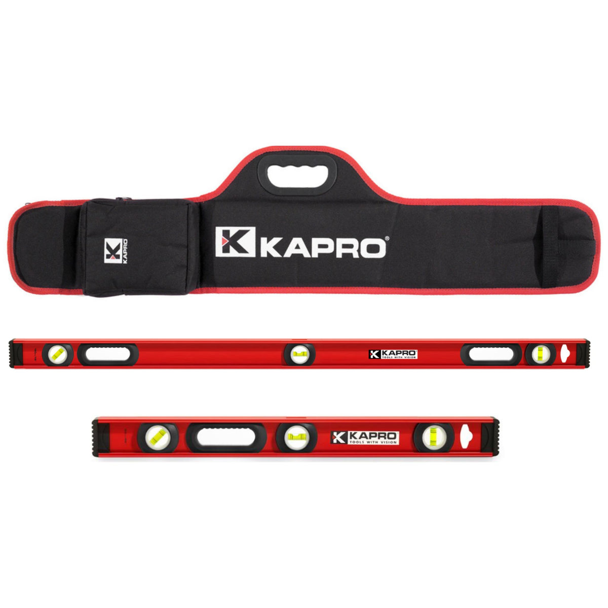 Kapro 175 MaxPro™ Heavy Duty I-Beam + 45° Vial + Plumb-Site View Vial ...