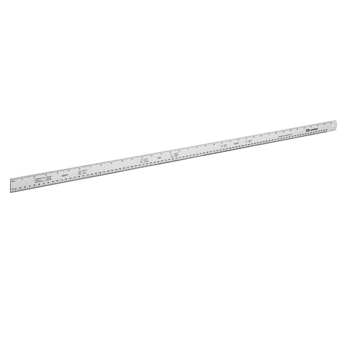 Kapro 306 Aluminum Ruler w/Conversion Tables-1/16 & mm – shop-kapro
