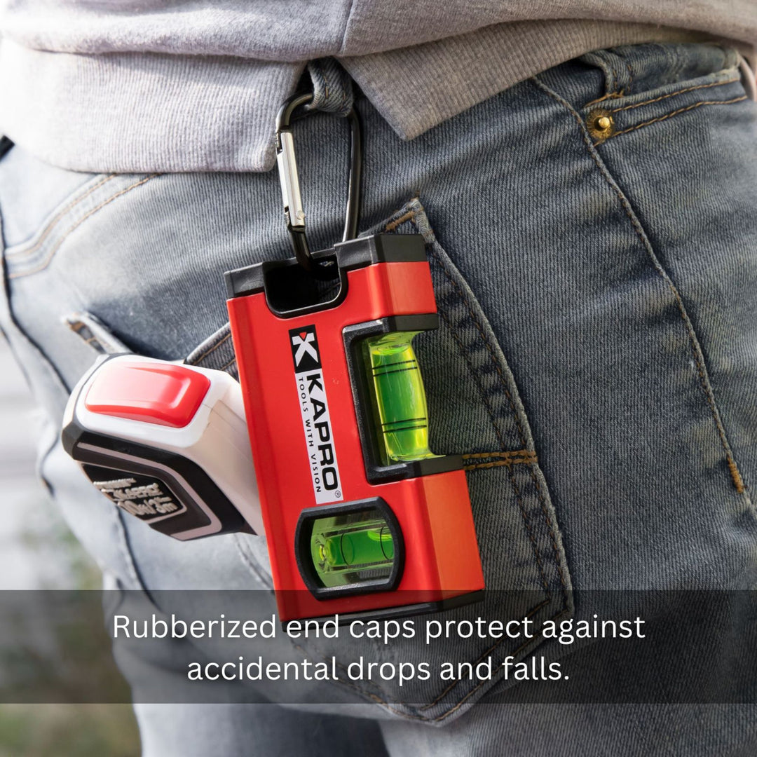 Kapro 771M TWIN Magnetic Heavy Duty Toolbox Level + V-Groove Base ...