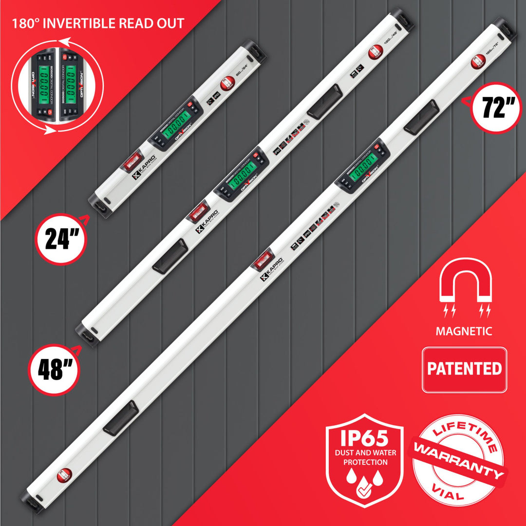Kapro 905 Digital Condor™ Magnetic Digital Level IP65 w/OPTIVISION ...